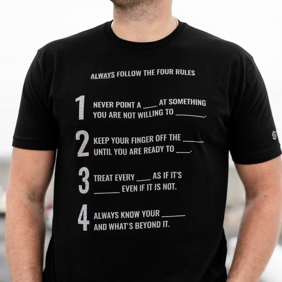 4 RULES SHIRT – StopBox USA™