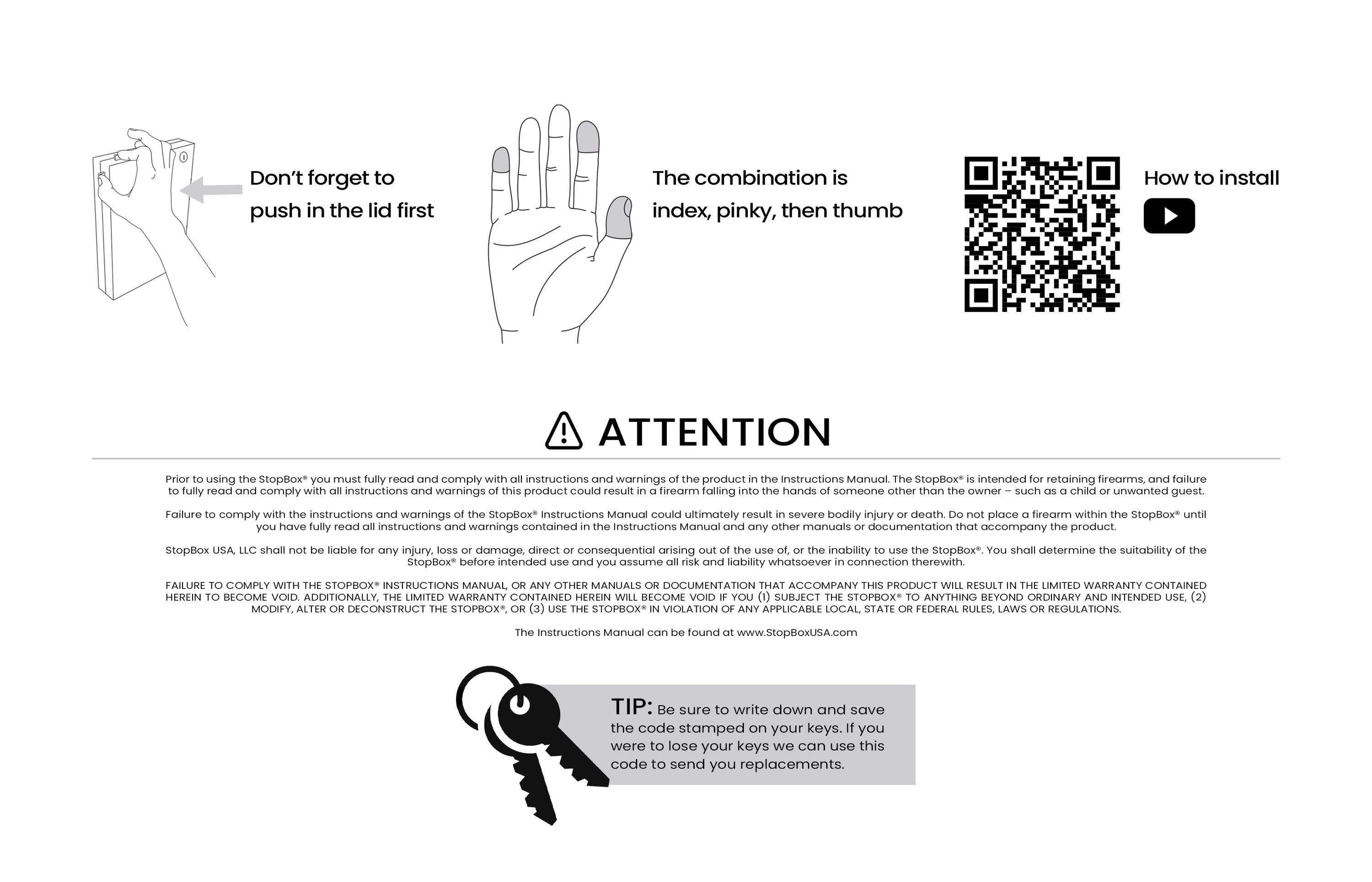 Instruction Manuals – StopBox USA™