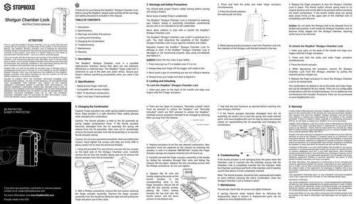 Instruction Manuals – StopBox USA™