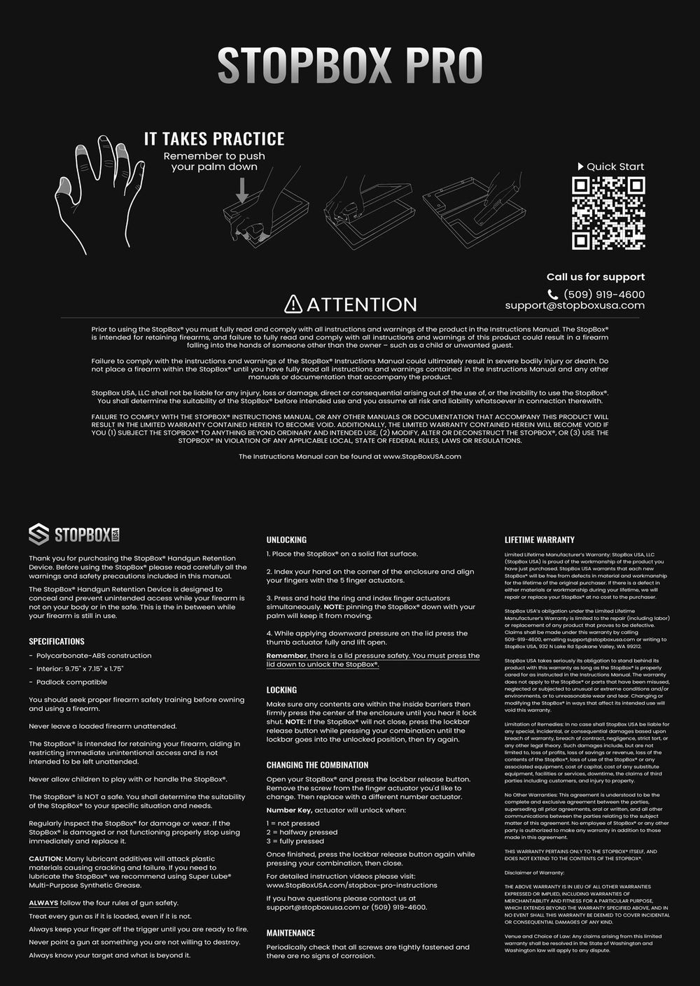 StopBox Pro Instructions – StopBox USA™